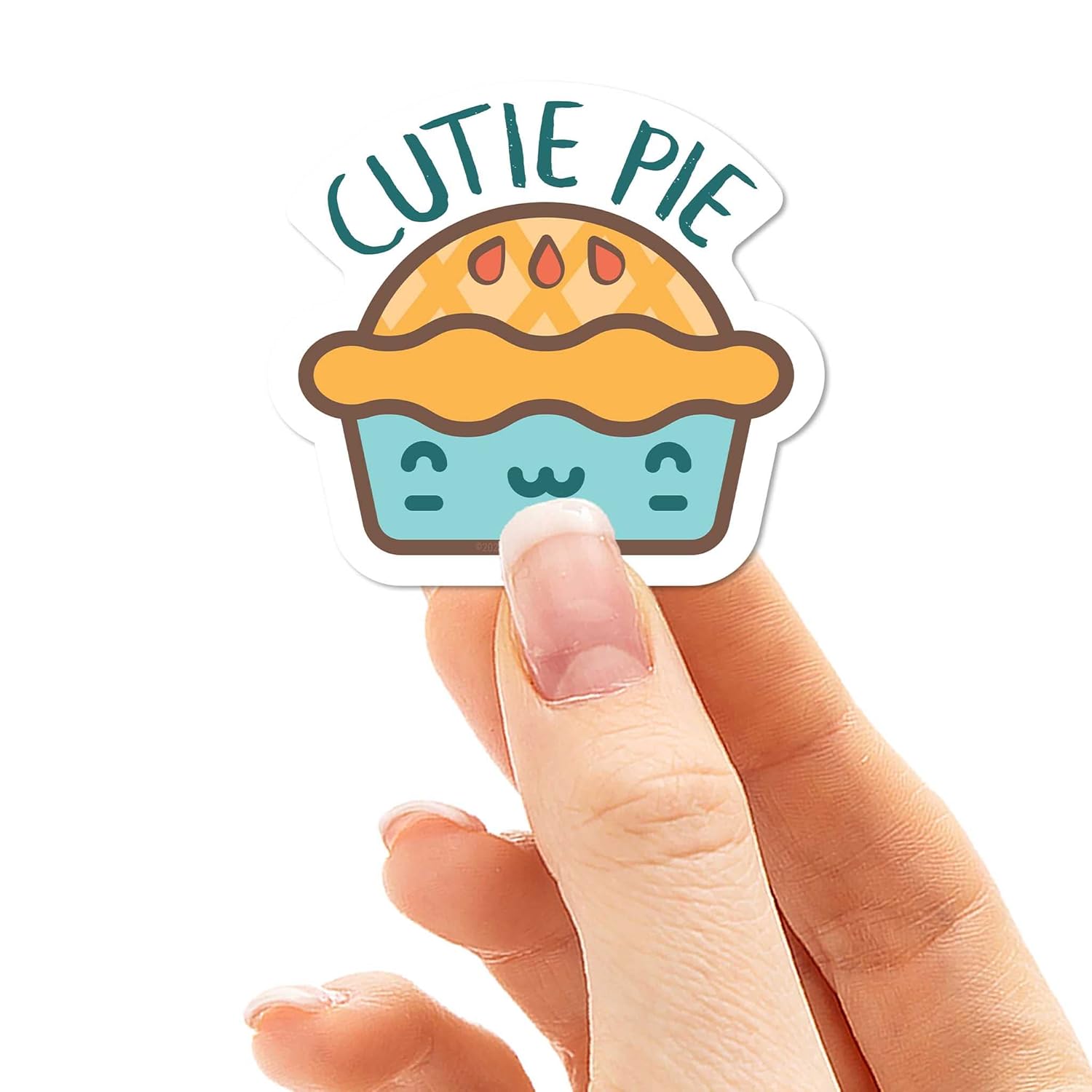 Amazon.com: Mini Cutie Pie Sticker for Hydroflask - Funny Food Decal ...