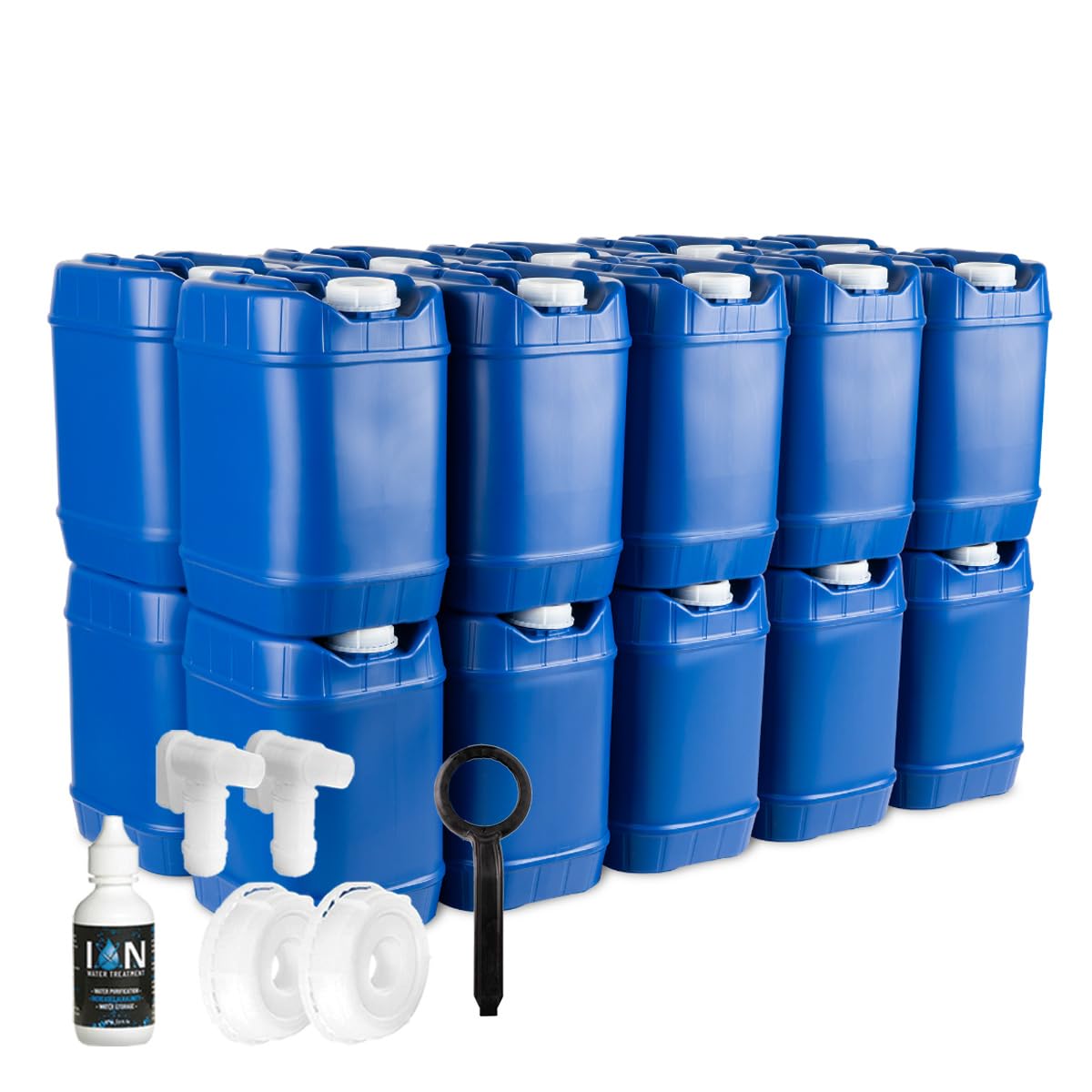 Amazon.com - Saratoga Farms 5-Gallon Stackable Water Storage Containers ...