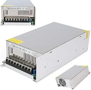 Amazon.com: Xunba DC 12V 100A 1200w Power Adapter Driver Transformer 110V AC DC12V Power Supply ...
