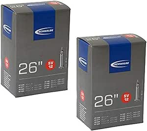 Schwalbe SV12 Inner Tubes - 26in, Presta Valve (2 Pack) : Amazon.co.uk: Sports & Outdoors