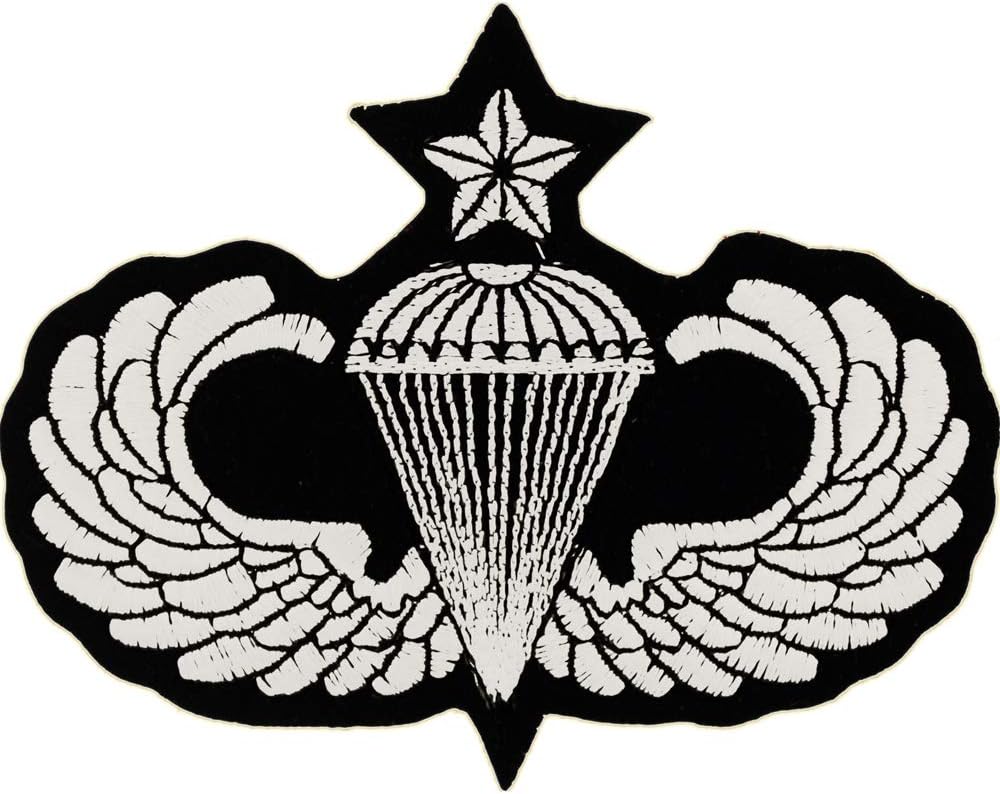 Amazon.com: Airborne Jump Wings Paratrooper Embroidered Iron on Sew on ...