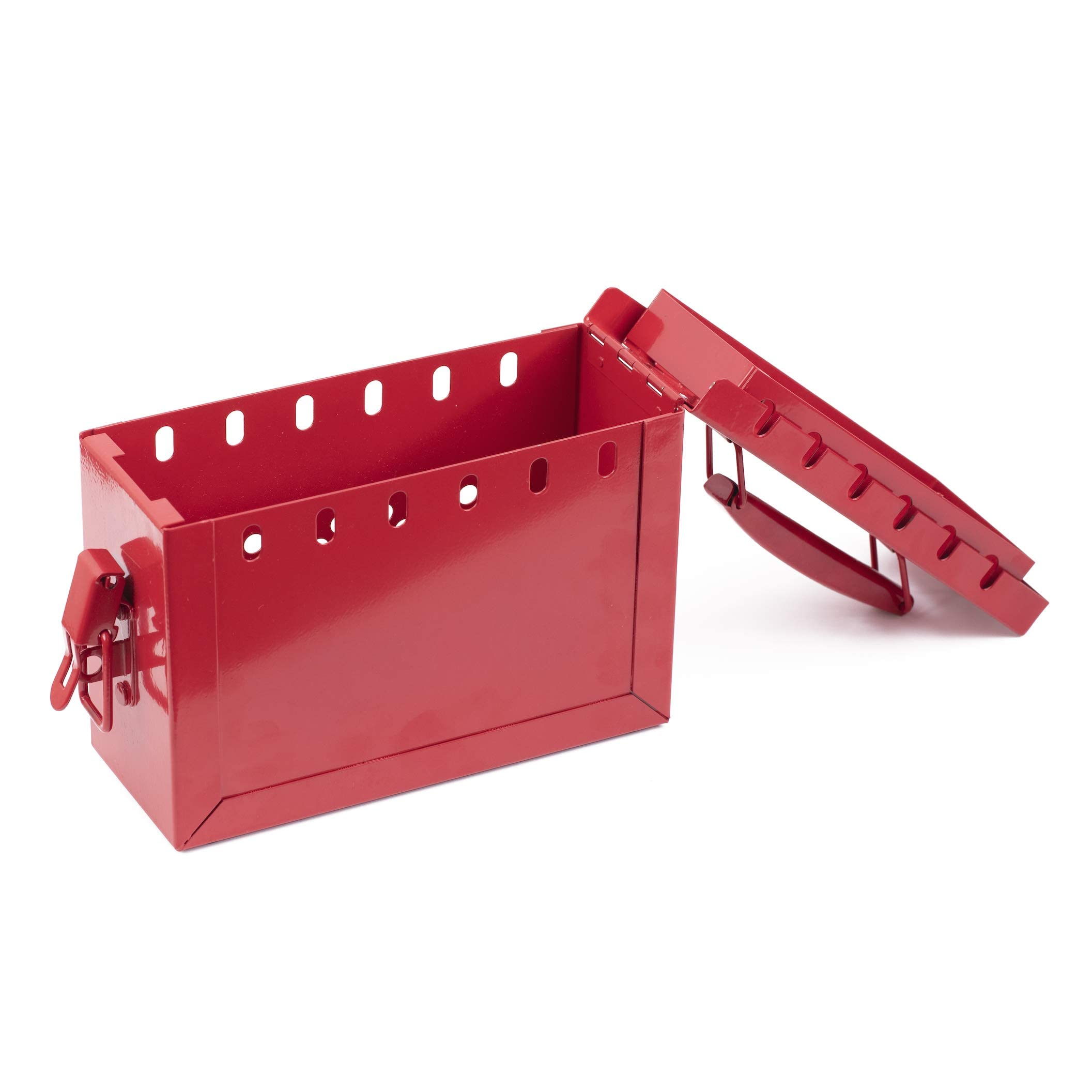 TRADESAFE Lockout Tagout Lock Box, 18-Gauge Steel Powder Coated Group ...