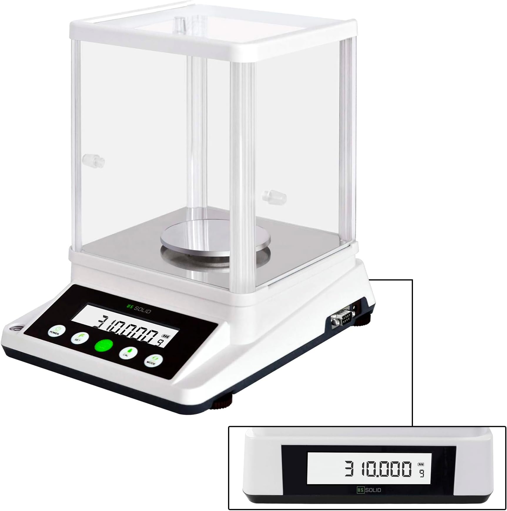 Amazon.com: CGOLDENWALL Lab Scale 0.001g Laboratory Analytical Balance ...