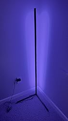 ORUS RGB Corner Floor Lamp LED Corner Light Includes Smart RGB Bulb ...