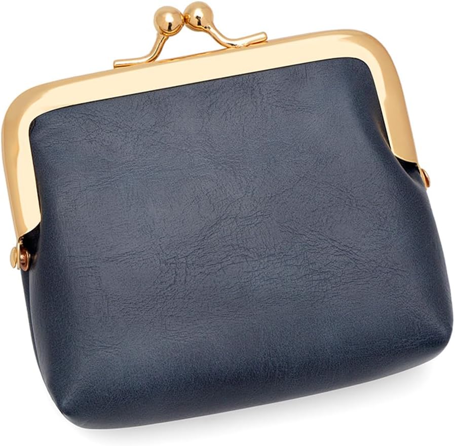 Amazon.com: Women’s Small Coin Purse, Vintage PU Leather Change Purse ...