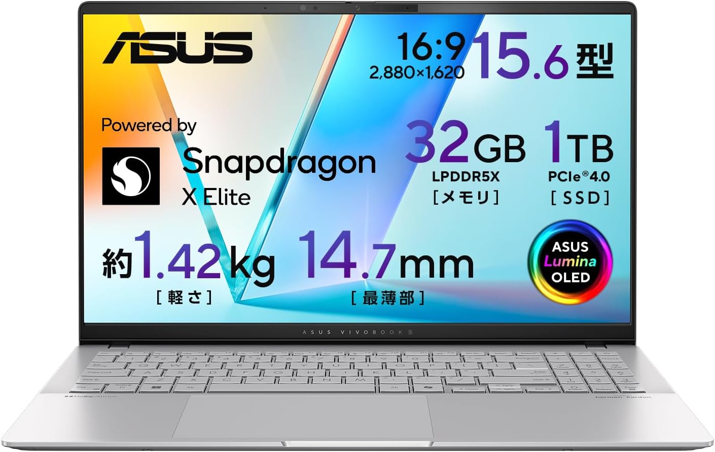 Amazon.co.jp: ASUS ノートパソコン Vivobook S15 S5507QA 15.6型 Qualcomm ...