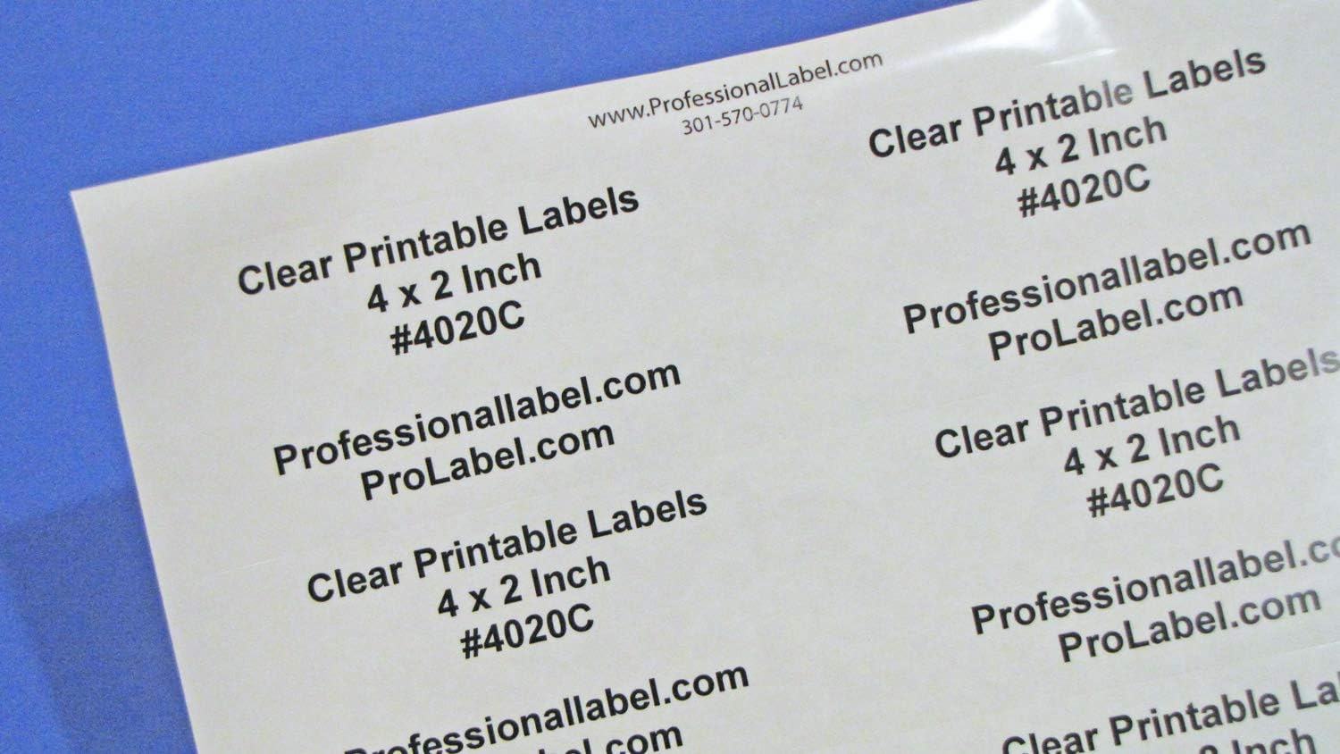 Amazon.com : Crystal Clear Labels for Laser Printers - 2" Round - 10 ...