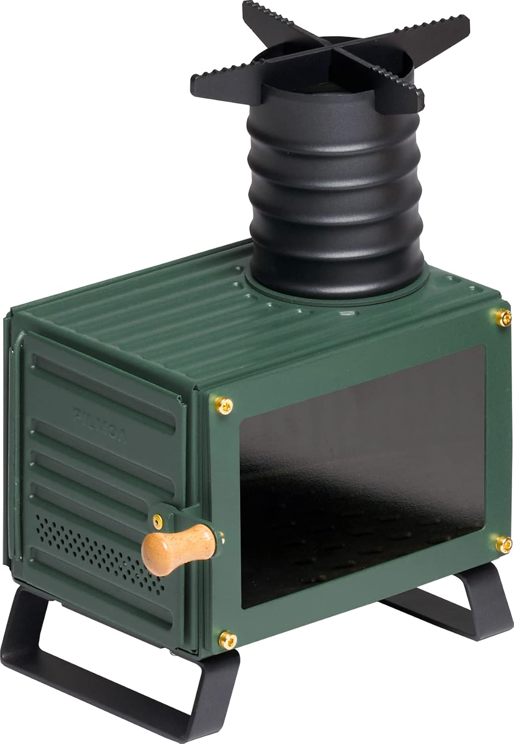 Amazon.co.jp: PILMOA キャンプテナ, ミニ火鉢台, ウッドストーブ,キャンピングストーブ, 和睦ストーブスタイル : スポーツ＆アウトドア