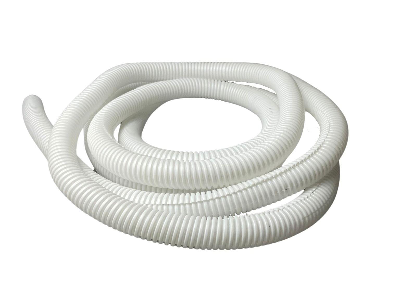 White Conduit Split Plastic Flexible Cable Tidy Solution Tube Trunking ...