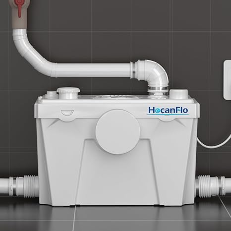 Sewerage Grinder Pump for Upflush Toilet Macerating System, 4 Inlets ...