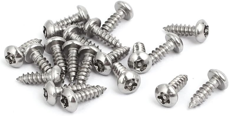 Sourcingmap M2.9x9.5mm 304 Stainless Steel Pan Head Torx Self Tapping ...