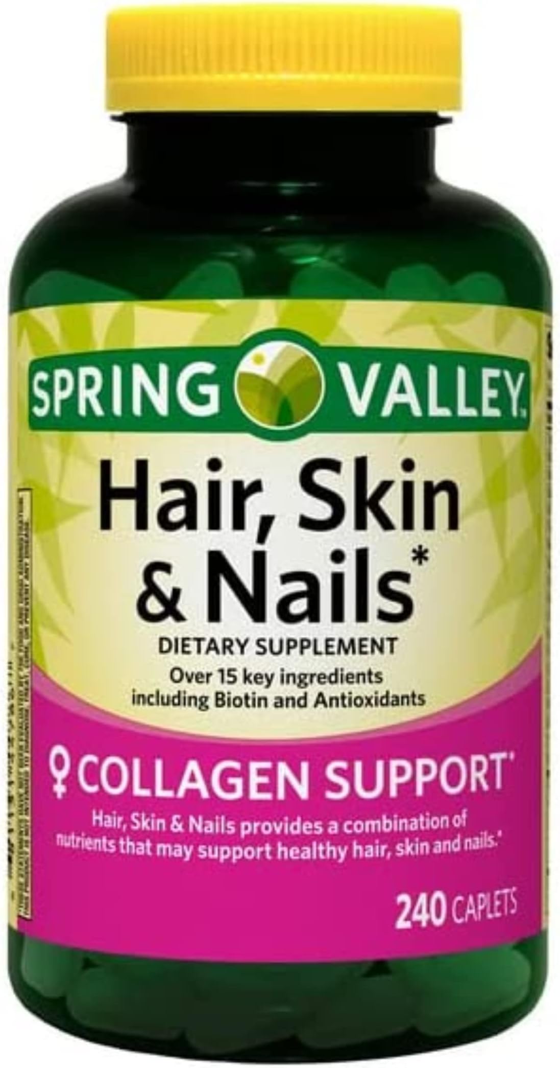 Amazon.com: Spring Valley - Hair, Skin & Nails, Over 20 Ingredients ...