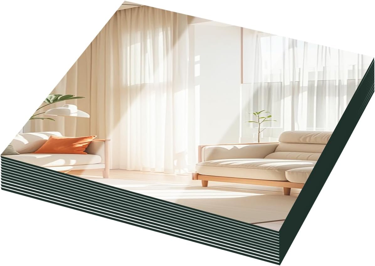 Amazon.com: 14 Pack Square Mirrors for Centerpieces 10" Acrylic Mirror ...