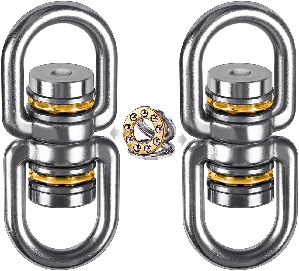 Amazon.com: SELEWARE Bearing Swing Swivel, 360° Rotational Device ...