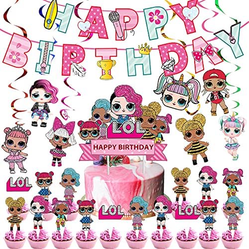 LOL Surprise Girl Doll Birthday Decorations Party Supplies Set LOL ...