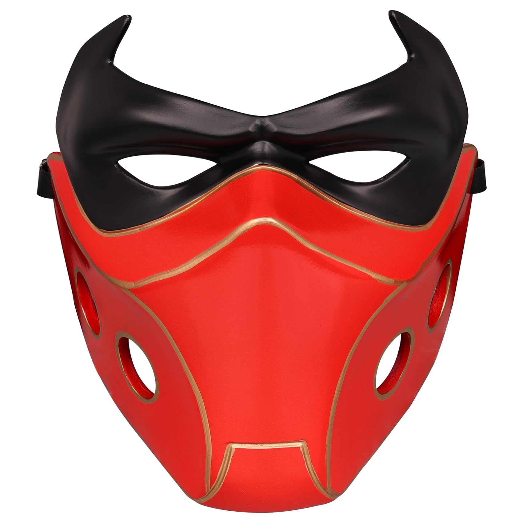 Amazon.com: Tiangong Red Hood Mask Deluxe Resin Halloween Cosplay Mask ...