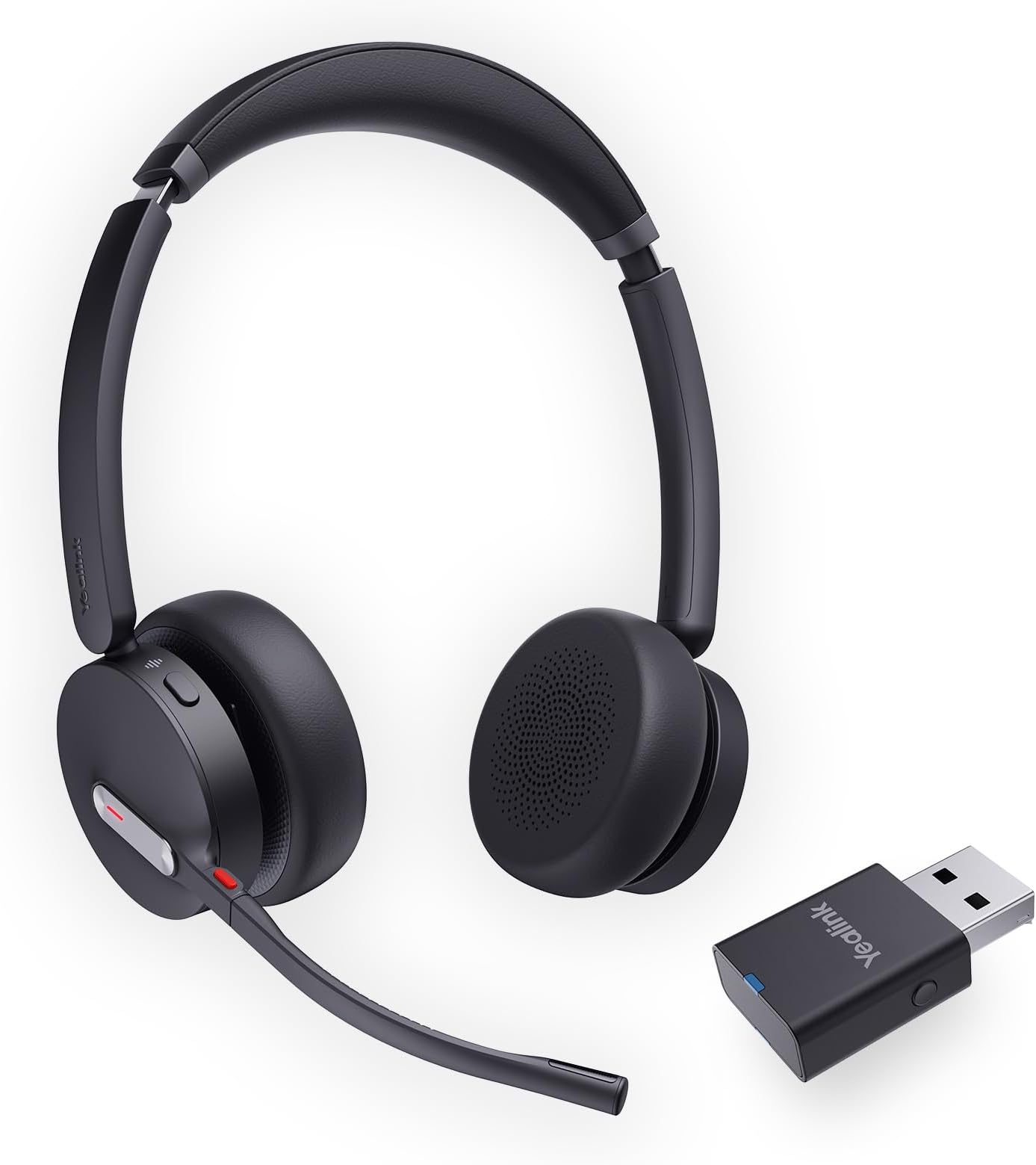 Amazon.com: Yealink WH62 Portable Wireless Headset with DECT Dongle ...