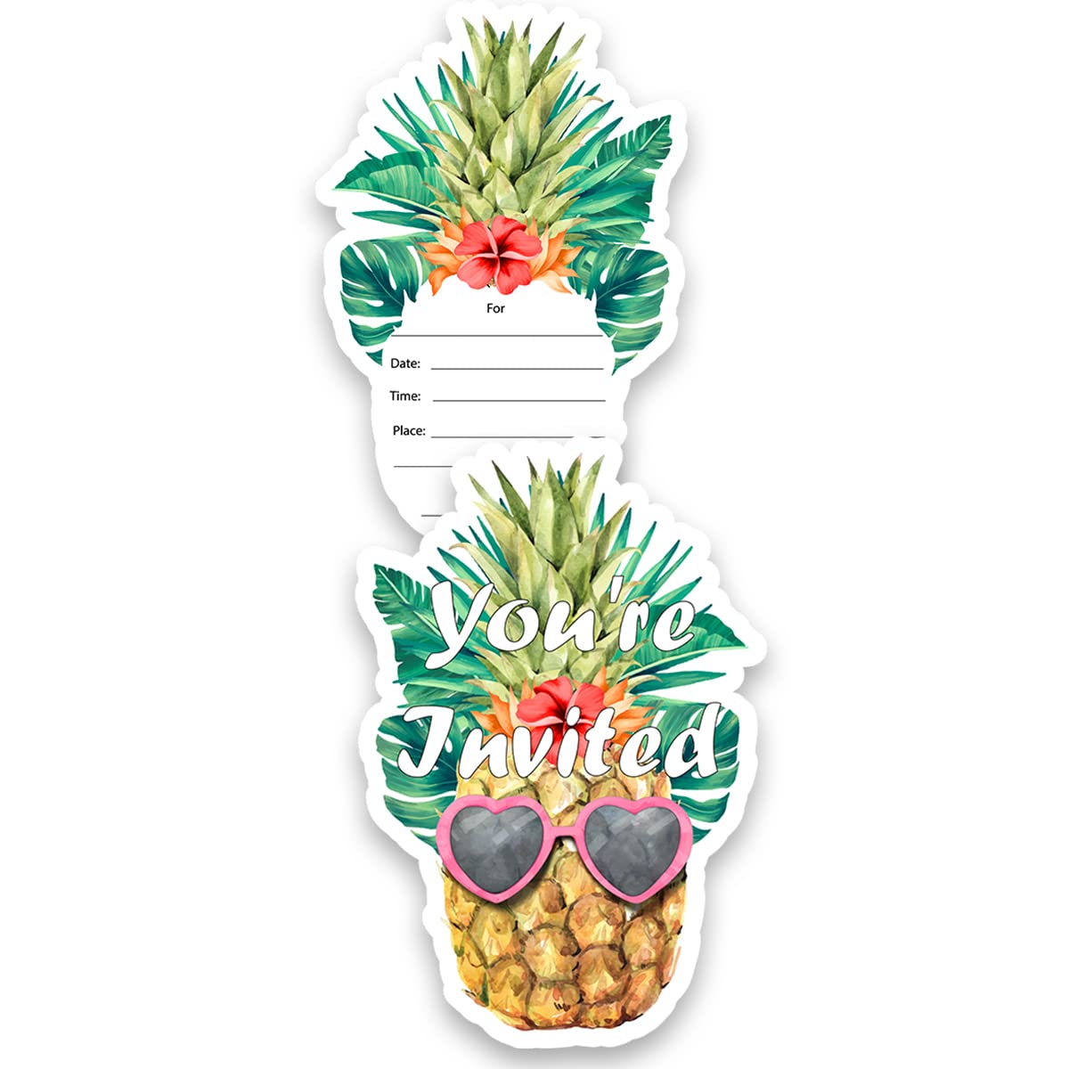 Pineapple Shaped Invitations The American Wedding Wedding