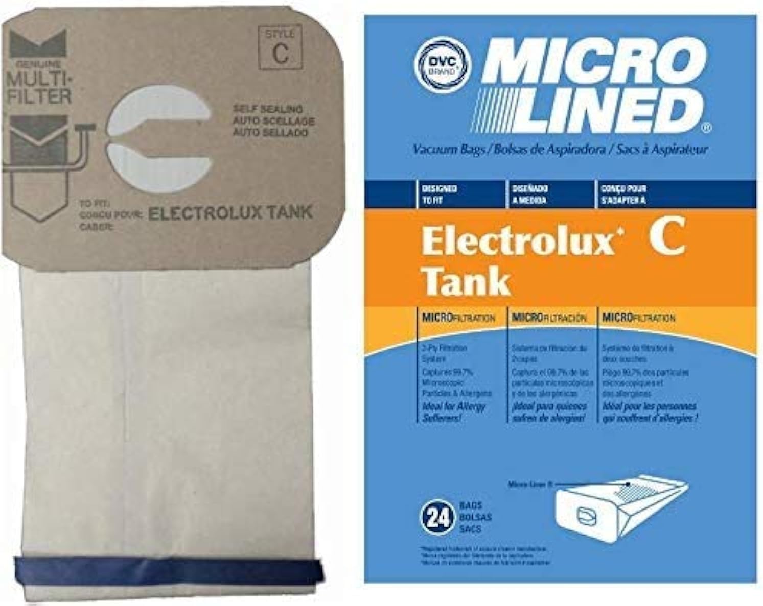 Amazon.com - DVC Micro-Lined Paper Replacement Bags for Elextrolux ...