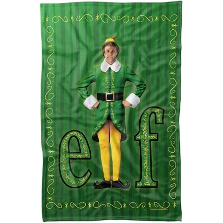 Amazon.com: Elf Movie Son of A Nutcracker Buddy The Elf Micro Raschel ...