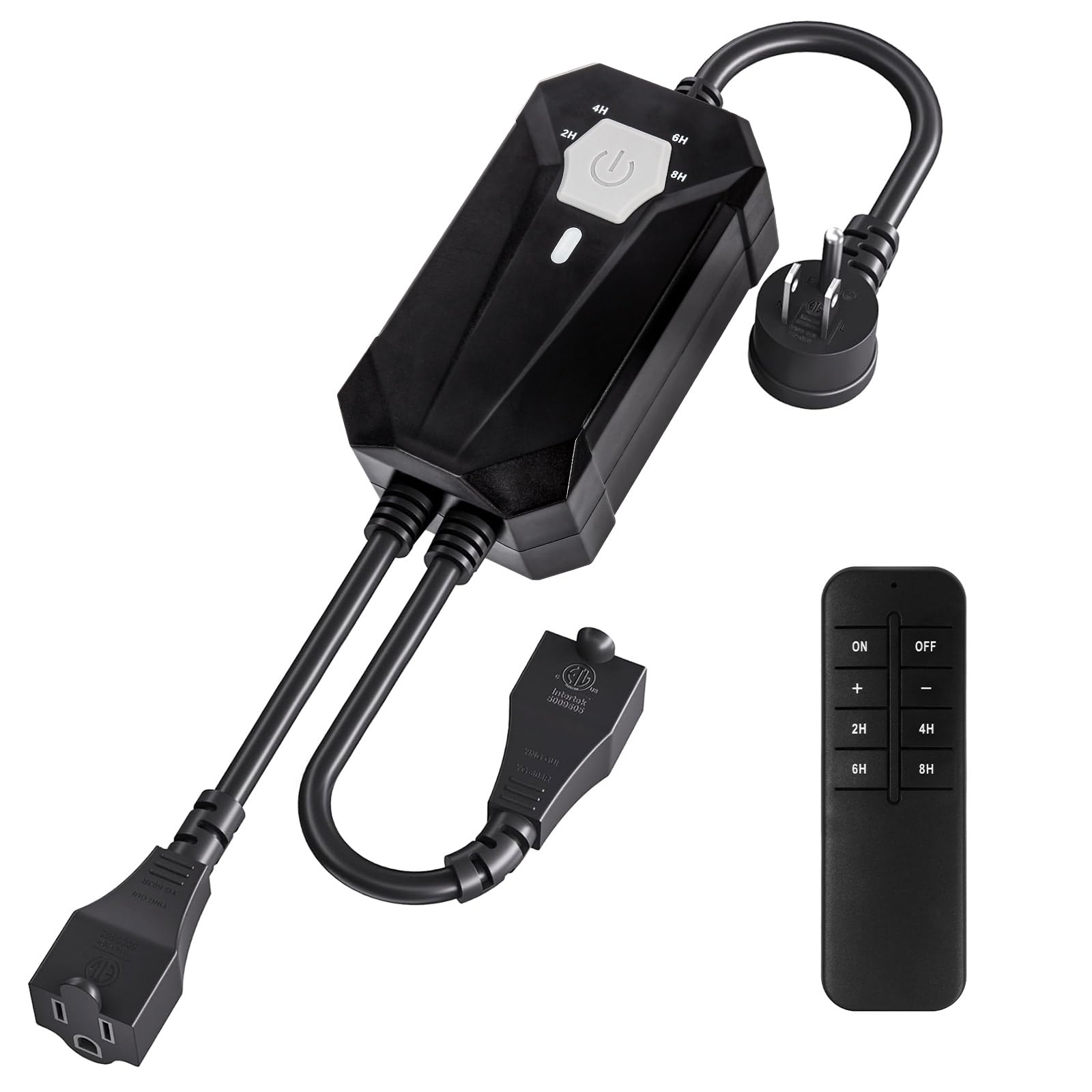 Outdoor Dimmer for String Lights Remote Control Plug in, Outdoor Light ...