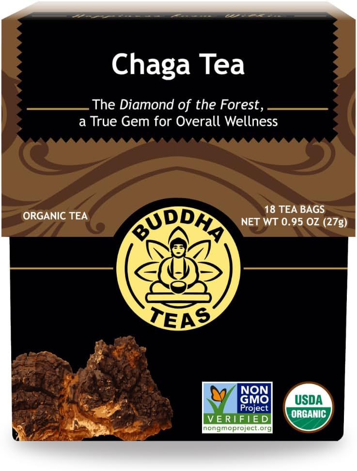 Amazon.com : Chaga Tea - 100% Wild Siberian Birch Chaga Mushroom ...