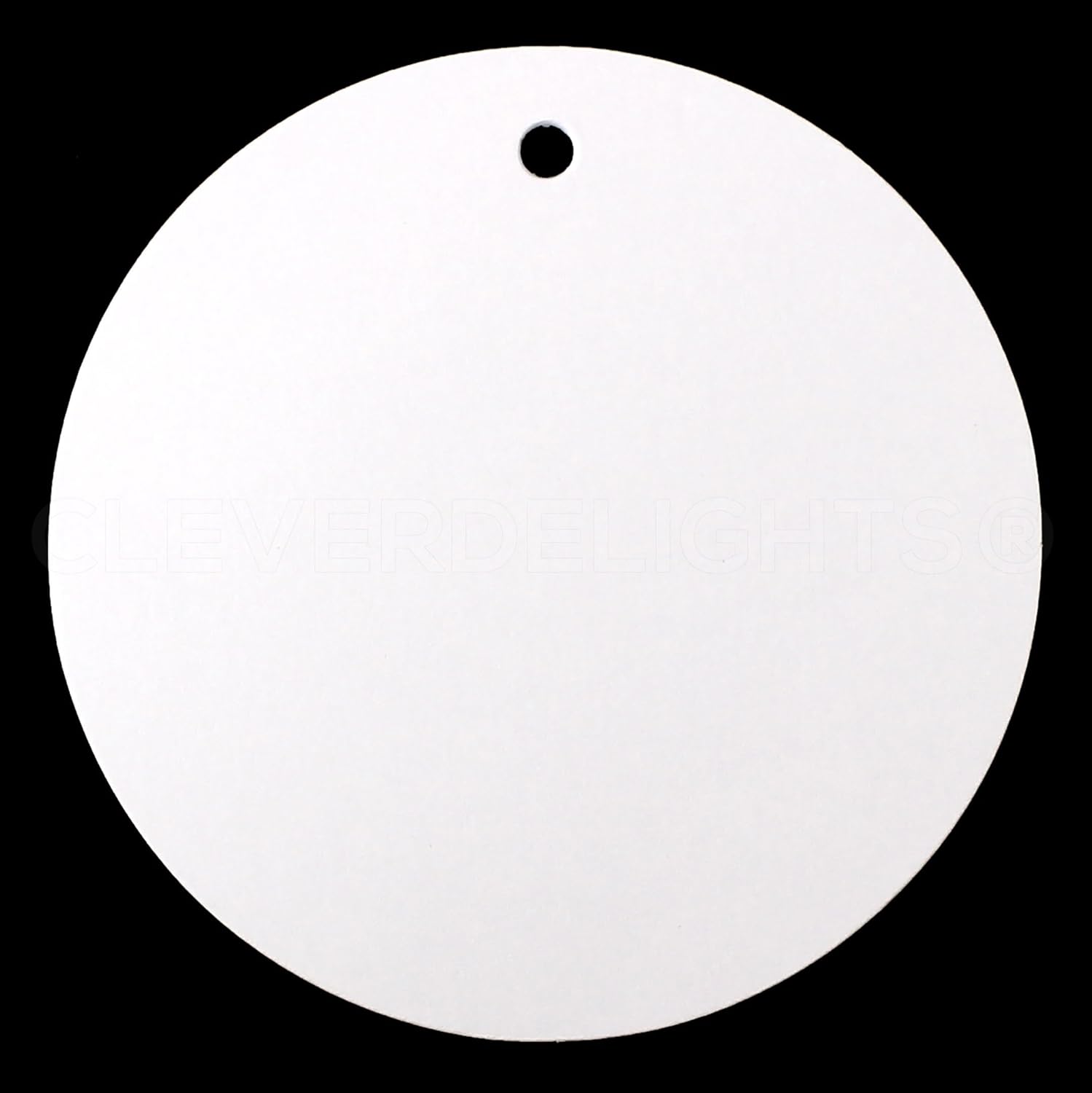 Amazon.com: CleverDelights 3" White Gift Tags - 100 Pack - Round Circle ...