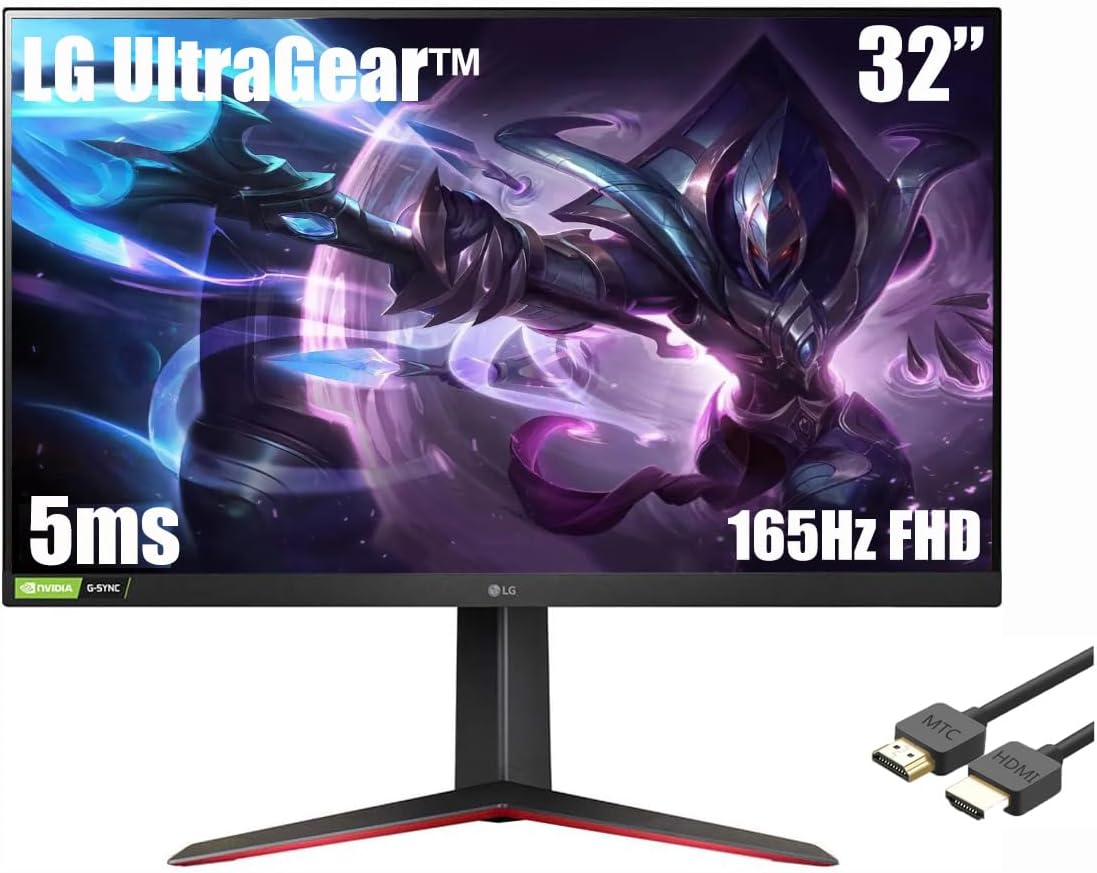 Amazon.com: LG Ultragear 32” FHD (1920 x 1080) Gaming Monitor, 165Hz ...