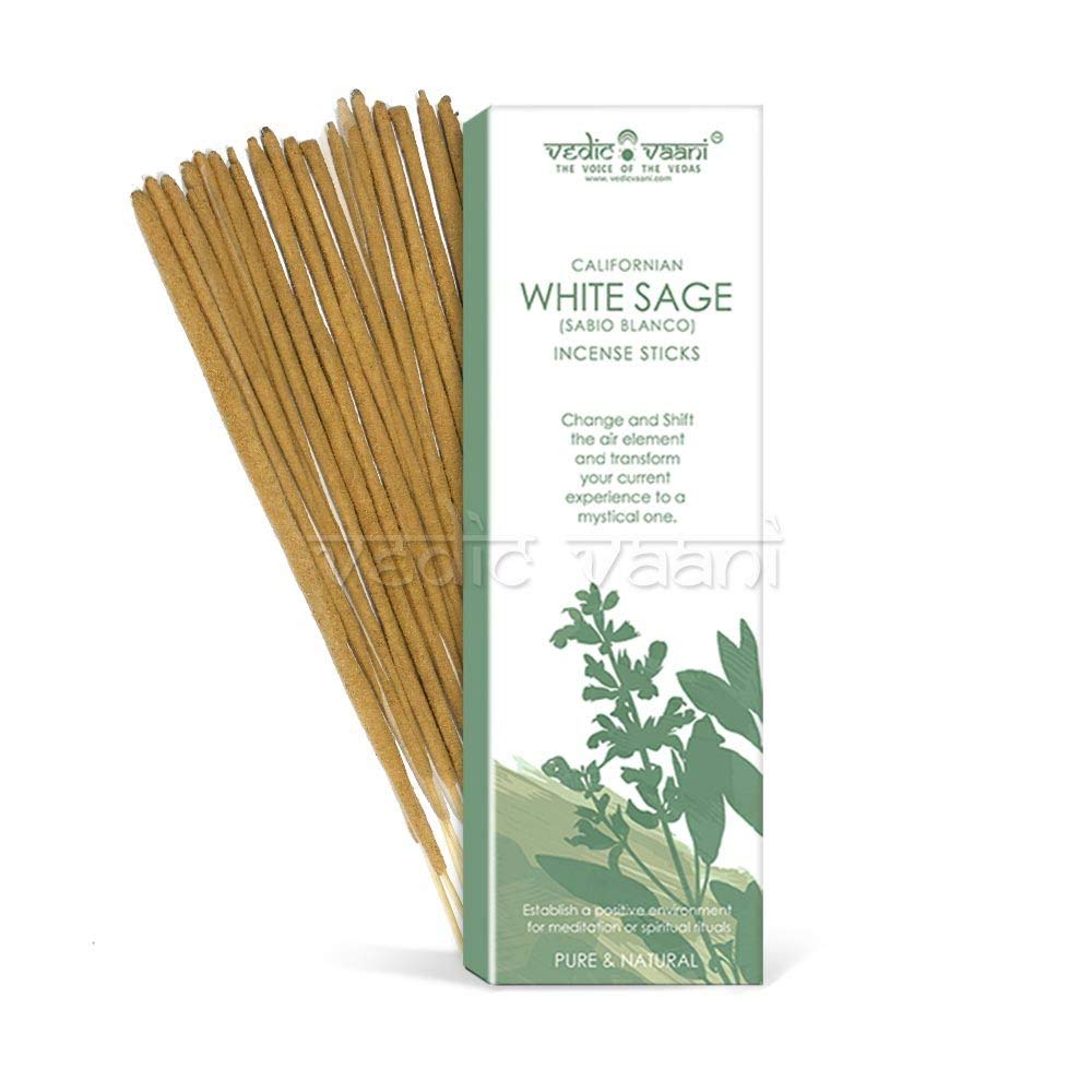 Vedic Vaani Californian White Sage Incense Sticks (100 Grams) : Amazon ...