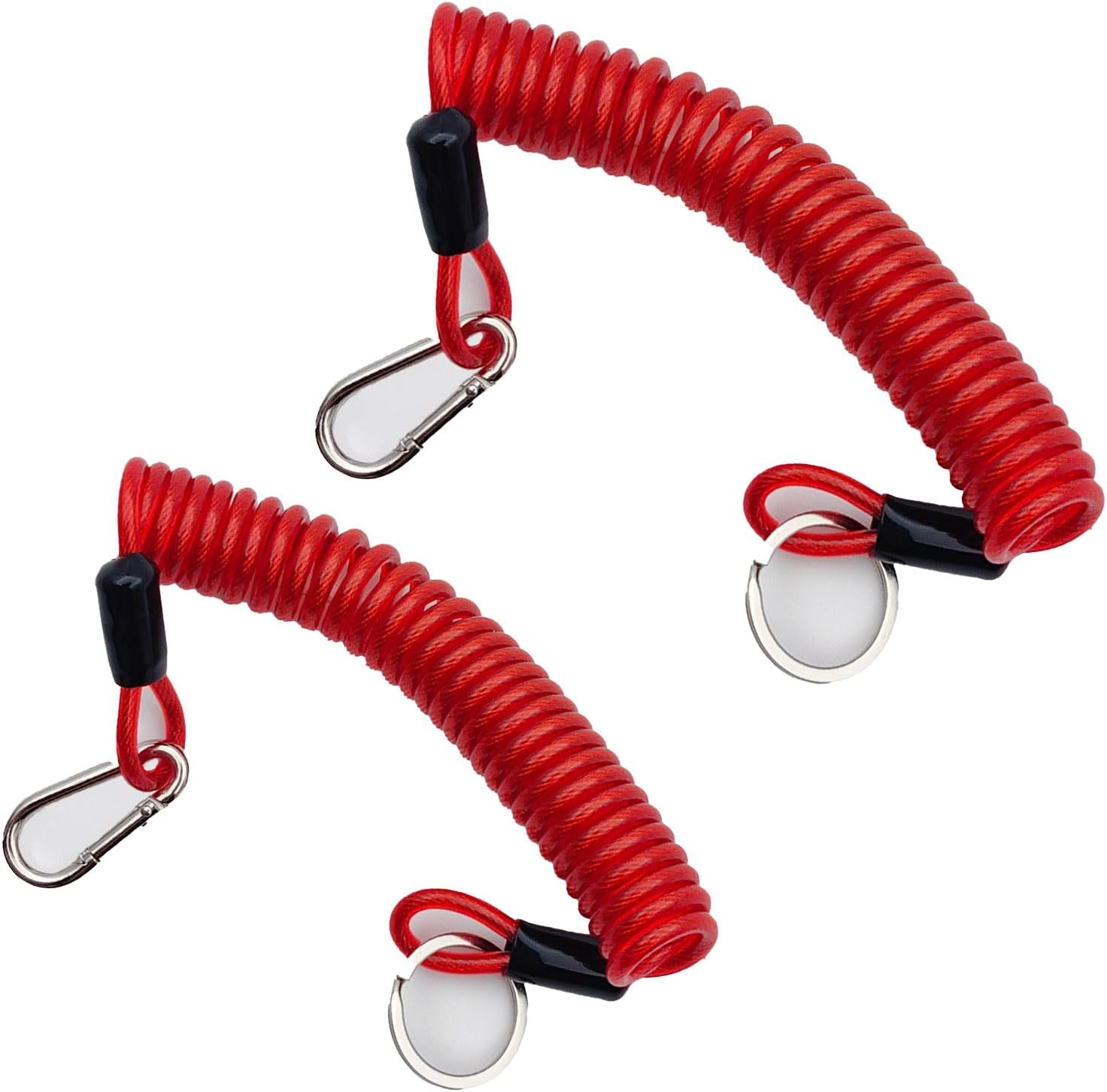 Amazon.com: KCMOSGI 2pcs Trailer Breakaway Cable,6ft Trailer Emergency ...