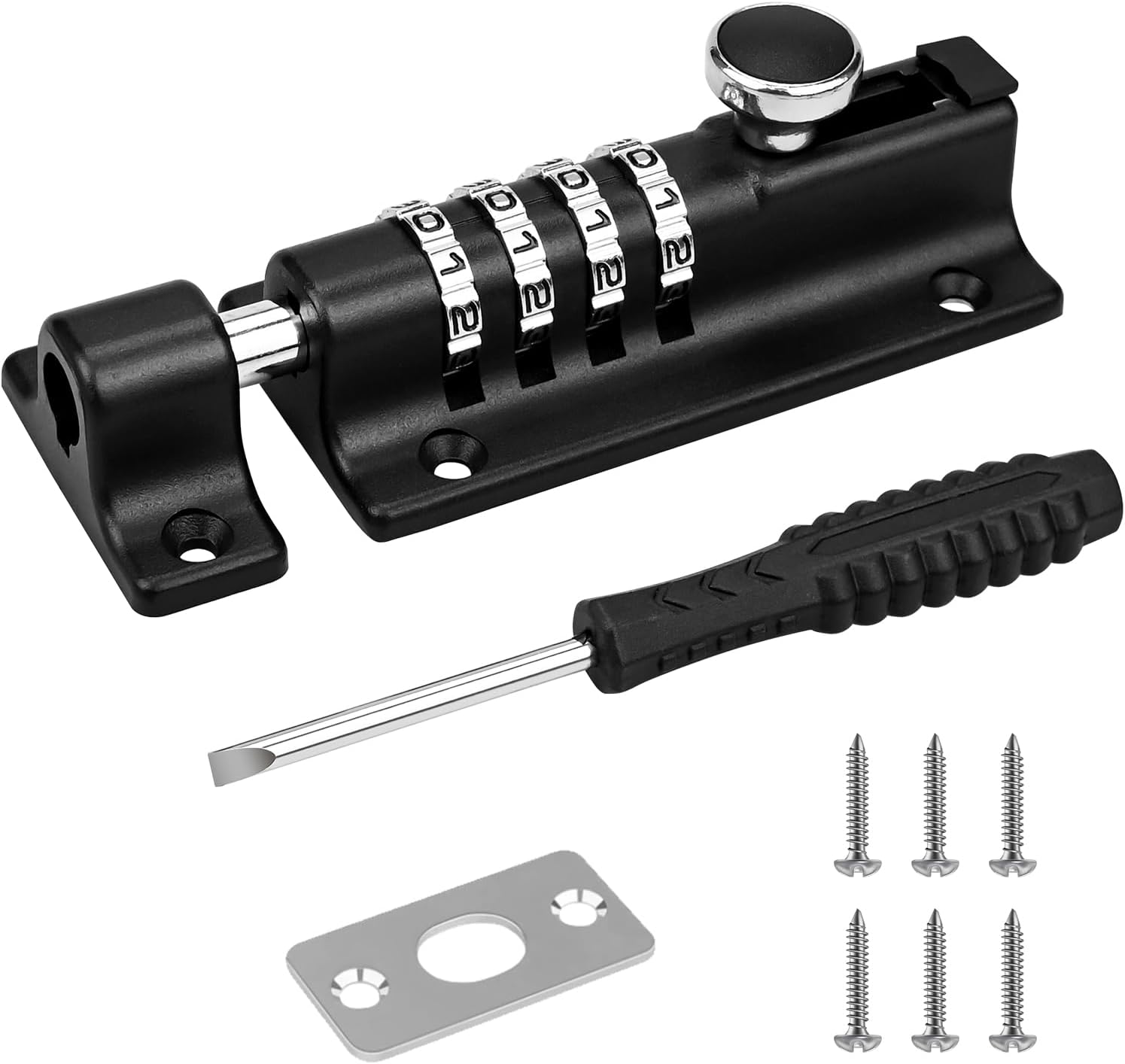 Combination Bolt Lock, Zinc Alloy Combo Bolt Lock - 120 mm 4 Digit ...