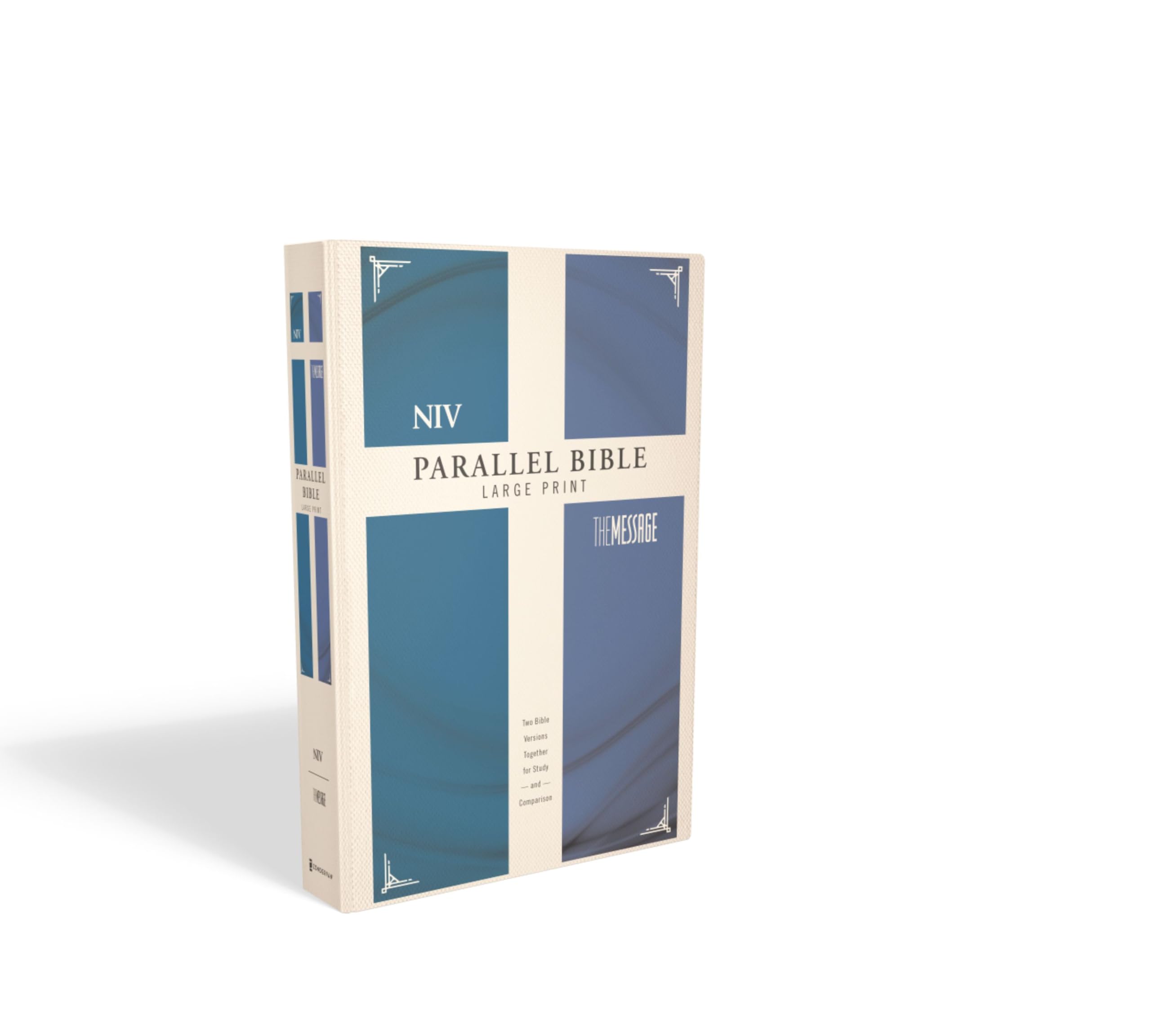 NIV, The Message, Parallel Bible, Large Print, Hardcover: Two Bible ...