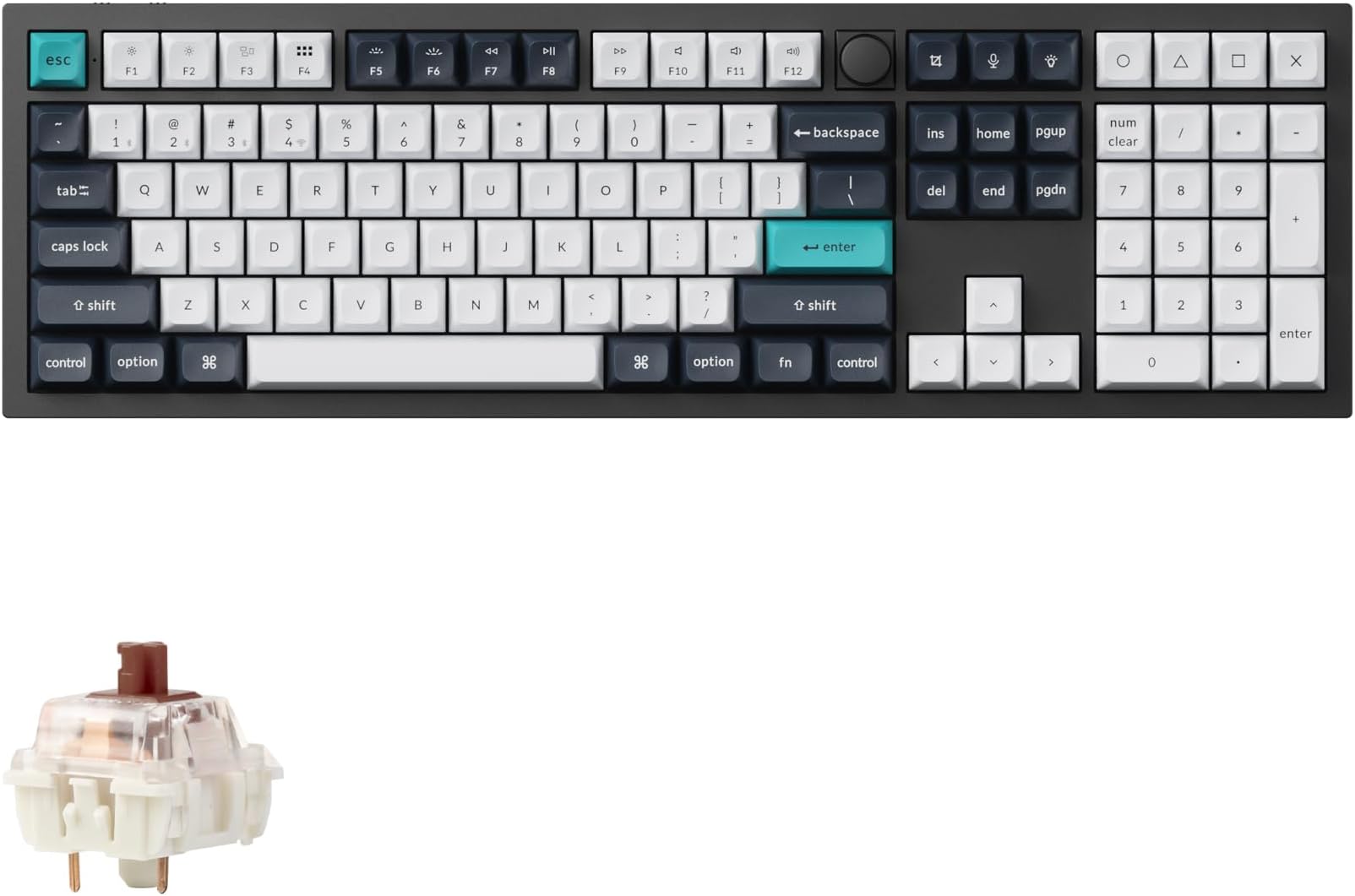 Amazon.com: Glorious Gaming - GMMK 3 PRO: Custom Mechanical Keyboard, Full Size 100% Keyboard ...