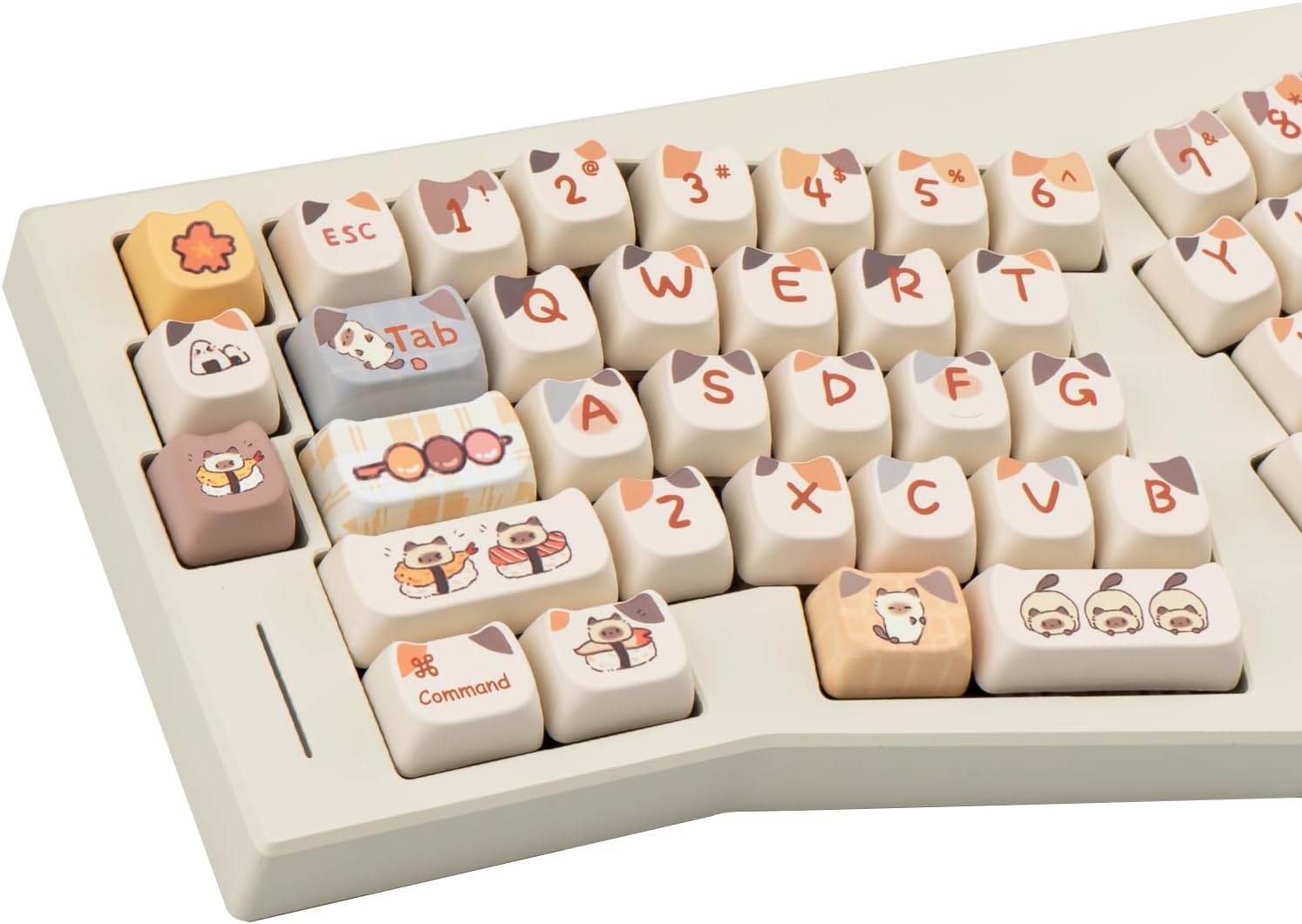 Amazon.com: daixiahu Cute Duck Theme keycaps 144 Key PBT keycaps XDA ...