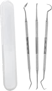 Amazon.com: Dental Tools,Stainless Steel Dental Hygiene Tool Set with ...