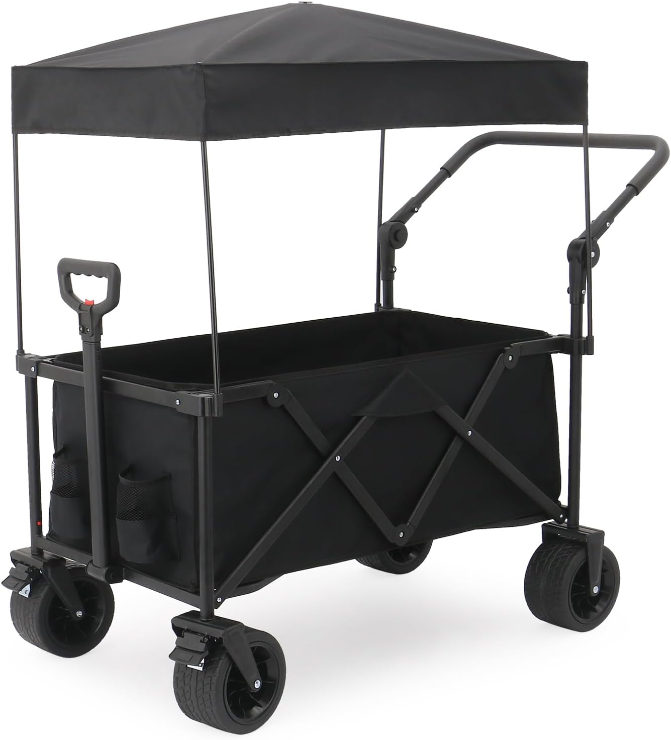 Amazon.com: EAYNON 150L Foldable Wagon with 300lbs Weight Capacity ...