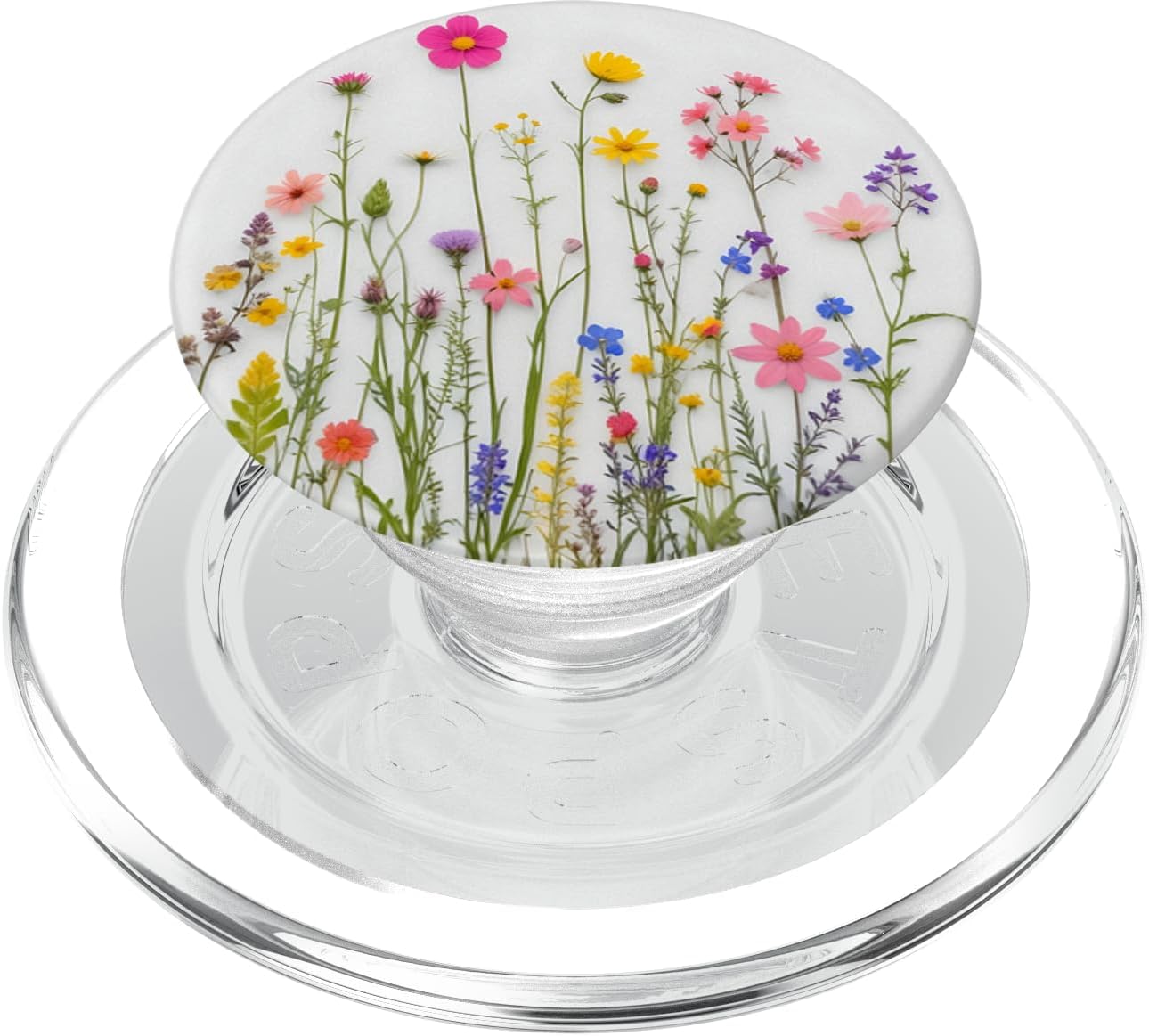 Amazon.com: Colorful Contemporary Flower Pattern PopSockets PopGrip for ...