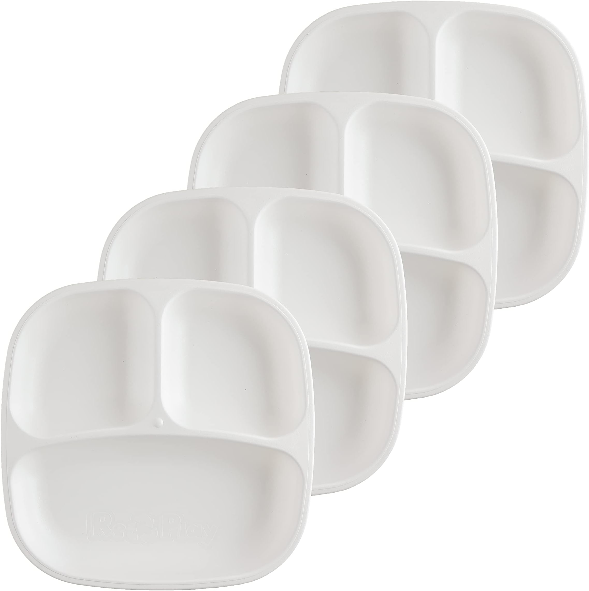 Amazon.com: Re-Play Made in USA Large, Deep Walled Divided Plates for ...