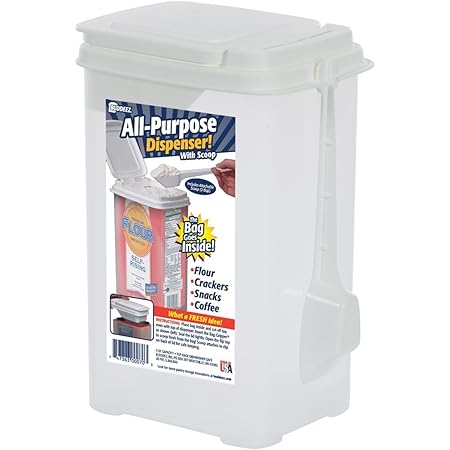 Amazon.com - Buddeez Flour and Sugar Container - 3.75 Quart All Purpose ...