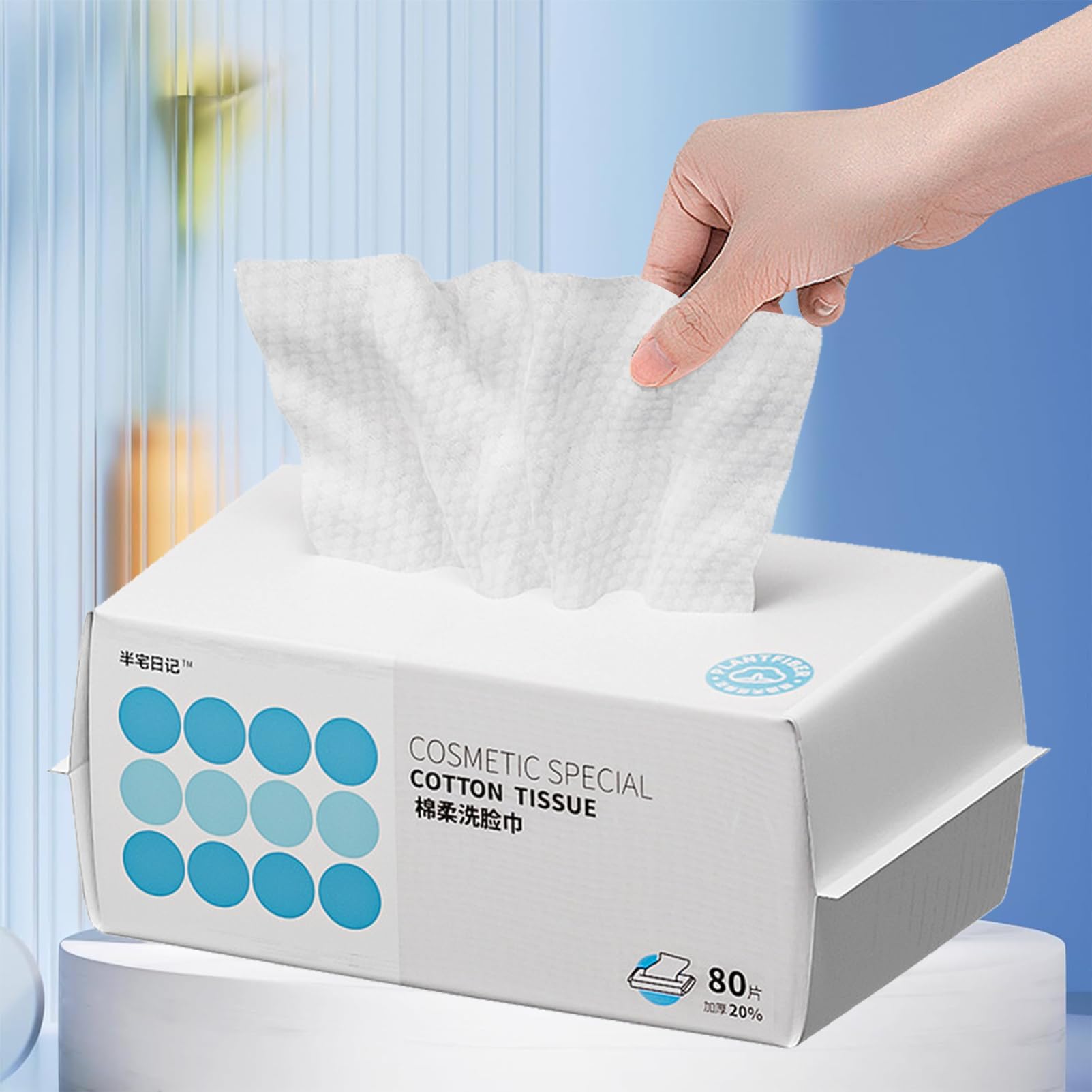 Amazon.com: Disposable Face Towel,Cotton Facial Dry Wipe for Sensitive ...