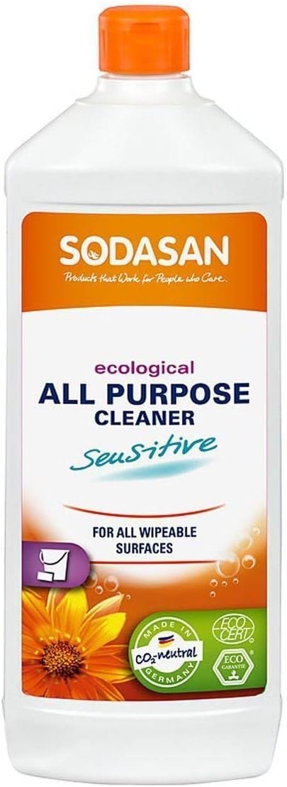 Amazon.com: Sodasan Organic All Purpose Cleaner 1L : Health & Household