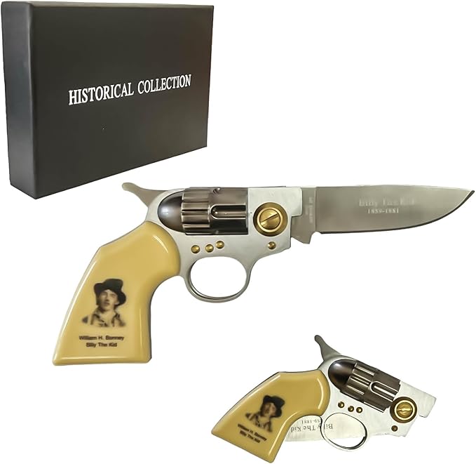 Amazon.com : LALAPORT Billy The Kid Collectors Lockback Manual Folding ...