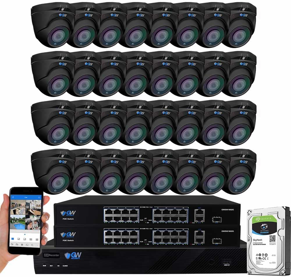 Amazon.com : GW Security 32 Channel UltraHD 4K NVR 8MP 4X Motorized ...