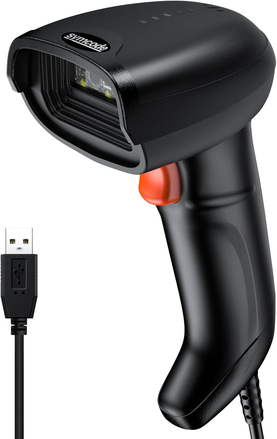 Amazon.com: Symcode USB 2D Barcode Scanner Handheld Wired Automatic QR ...