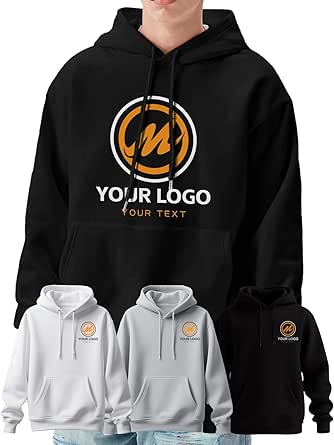 Amazon.com: Custom Hoodie for Men Women Sweatshirt Design Your Own ...