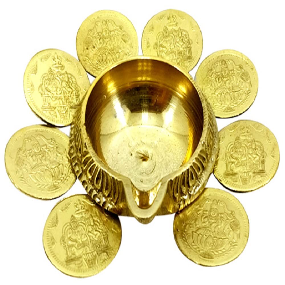 Buy SUBHEKSHANA METALS & CRAFTS Lakshmi KUBERA LAMP Online at Low ...