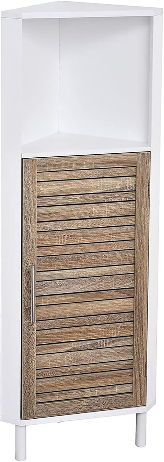 COLUMNA ESQUINERA DE MDF 1 NICHO + 1 PUERTA + 1 ESTANTE INTERIOR ...