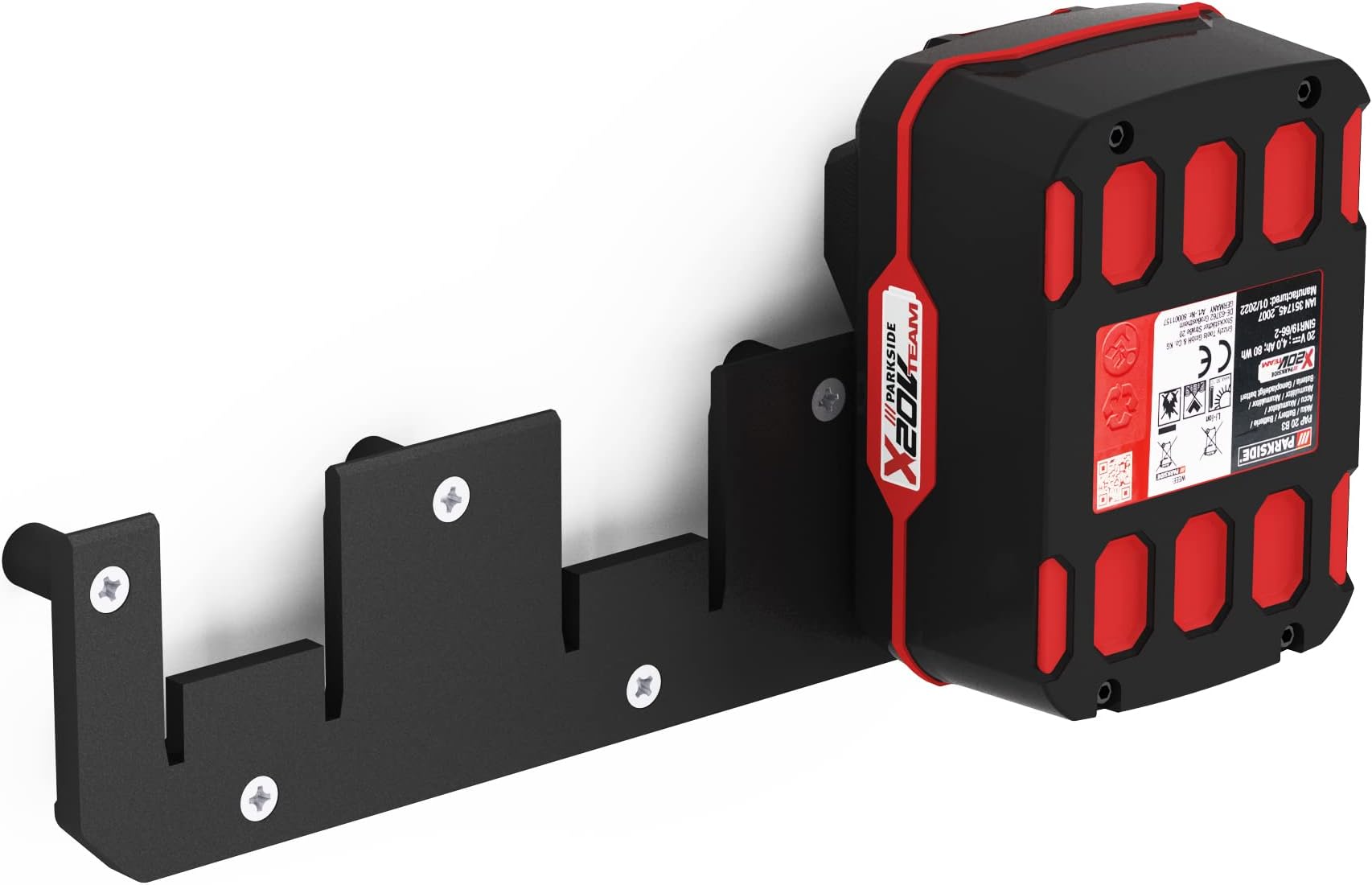 NewGround Designs Support mural pour batteries Ryobi 18V One+, support ...