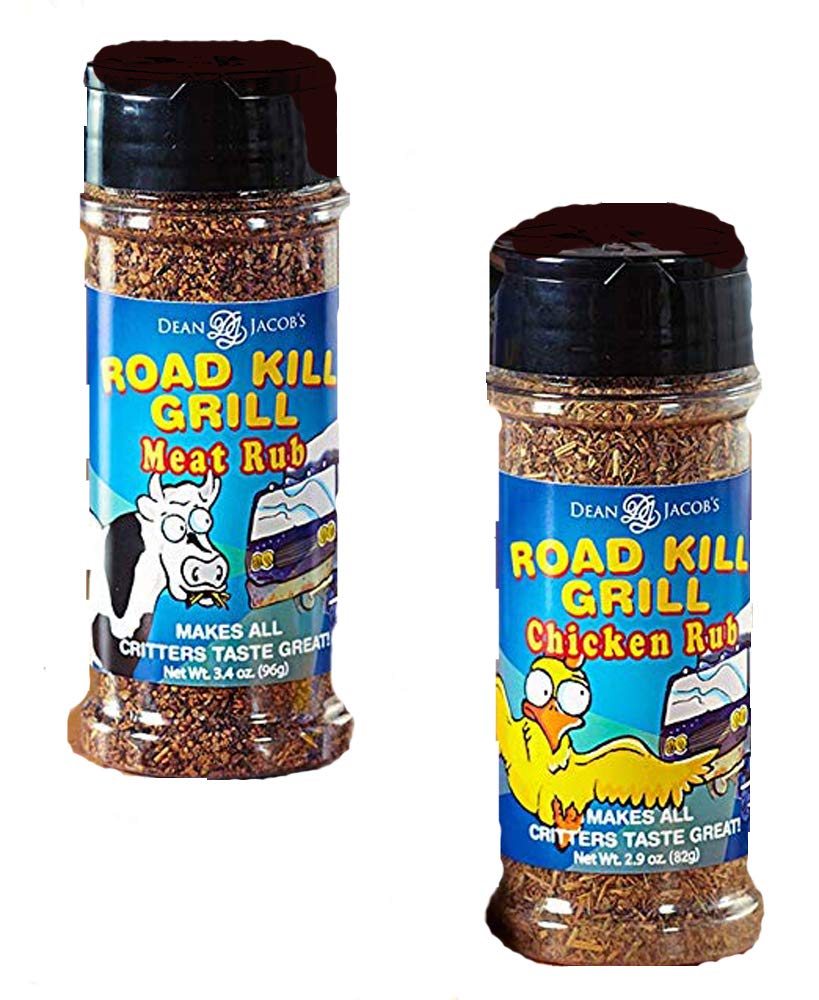 Amazon.com : The Lakeside Collection Set of 2 Road Kill Grill Rubs ...