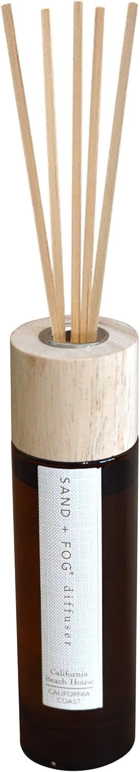 Amazon.com: Sand + Fog California Beach House Reed Diffuser | Made with ...
